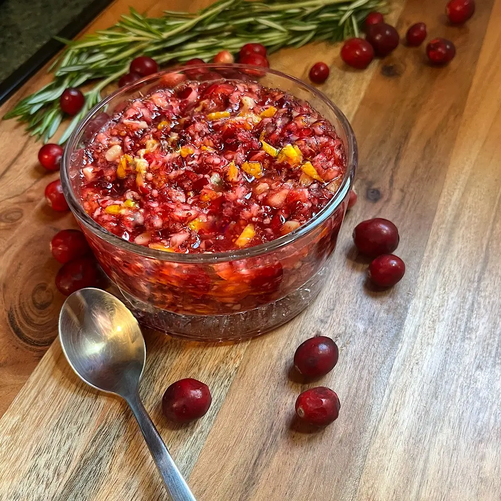 Cranberry Orange Relish - simple harvest kitchen